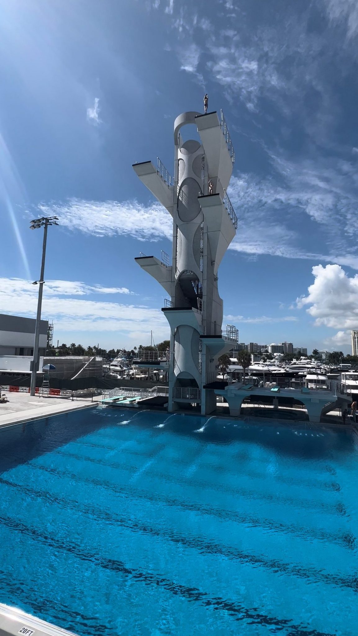 Fort Lauderdale Aquatic Center Debuts 27 Meter Dive Tower With ...